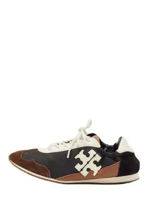 Tory Burch Logo-detail Lace-up Sneakers - Black