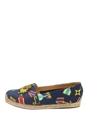 CHRISTIAN LOUBOUTIN Galia Printed Espadrilles - Blue