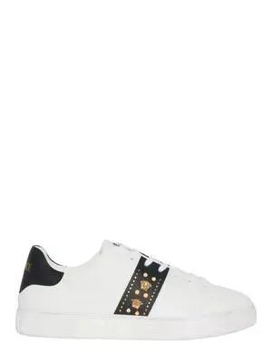 Versace Studded Medusa Sneakers - White