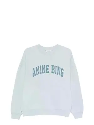 ANINE BING Miles Logo Sweatshirt - Blue