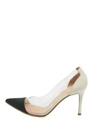 GIANVITO ROSSI Plexi Pumps - White
