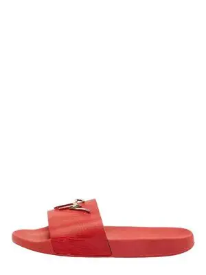 GIUSEPPE ZANOTTI Logo Detail Sandals - Red