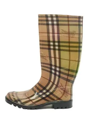 Burberry House Check Boots - Brown