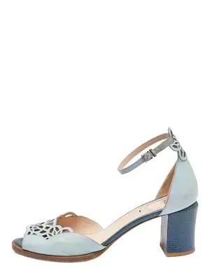 Fendi Leather Sandals - Blue