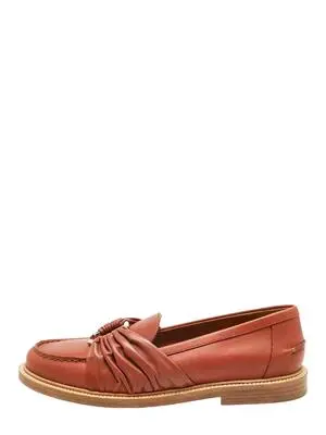 Chloé Leather Loafers - Brown