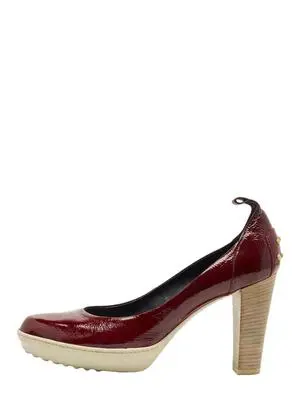 TOD'S Block-heel Pumps - Red