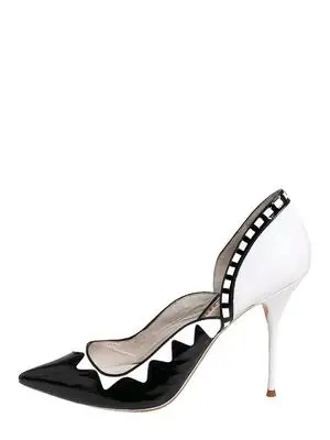 SOPHIA WEBSTER 110mm D'orsay Pointed-toe Pumps - White