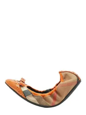 Burberry Drayton Ballet Flats - Orange
