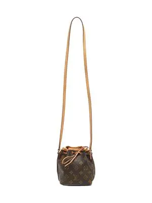 LOUIS VUITTON 2020 Nano Noe Monogram Bucket Bag - Brown