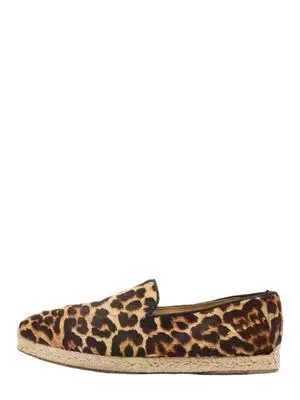 CHRISTIAN LOUBOUTIN Galia Animal-print Espadrilles - Brown