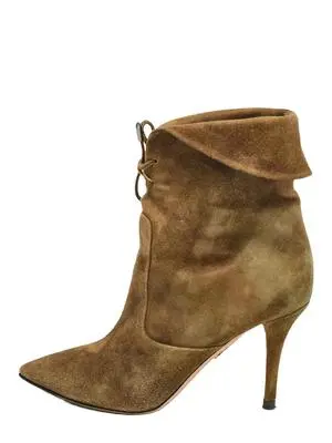 AQUAZZURA Suede Ankle Boots