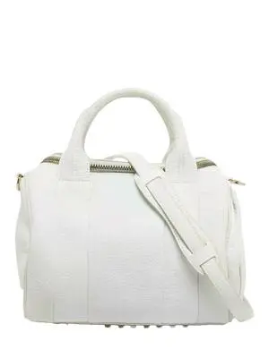 ALEXANDER WANG Rockie Leather Bag - White