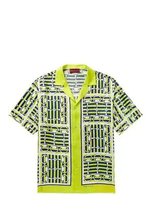 Gucci Printed Bowling Shirt - Green