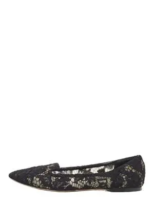 Dolce & Gabbana Lace Ballet Flats - Black