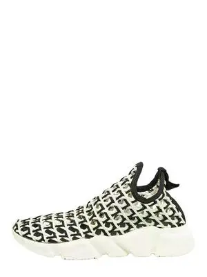 Balenciaga Speed Woven Slip-on Sneakers - Black