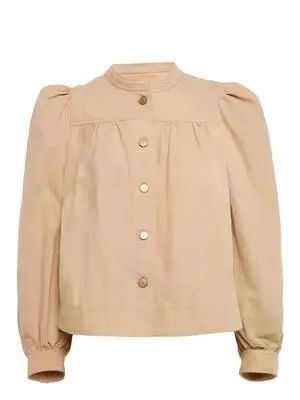 See By Chloé Puffed-sleeves Button Jacket - Neutrals