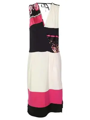 Roberto Cavalli Floral-print Midi Dress - Pink
