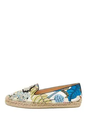 CHRISTIAN LOUBOUTIN Galia Patterned Espadrilles - White