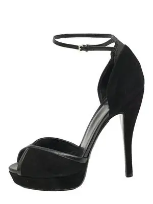 Gucci Suede Leather Sandals - Black