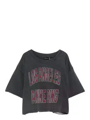 ANINE BING Logo T-shirt - Grey