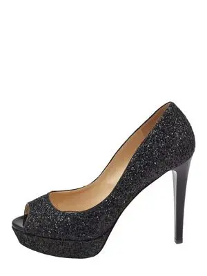 JIMMY CHOO Dahlia Glitter Pumps - Black