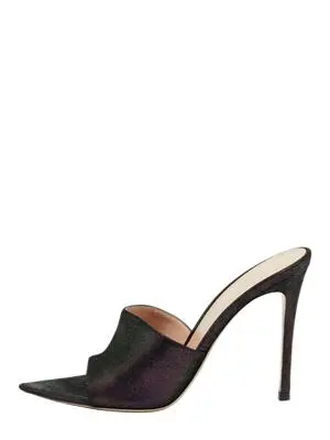 GIANVITO ROSSI Elle Suede Sandals - Purple