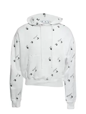 Off-White 2013 Logo-print Hoodie - White