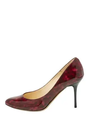 JIMMY CHOO Patent Leather Pumps - Red