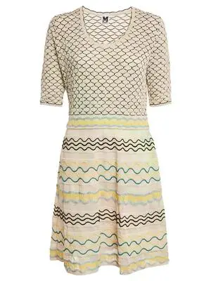 Missoni Embroidered Midi Dress - Neutrals