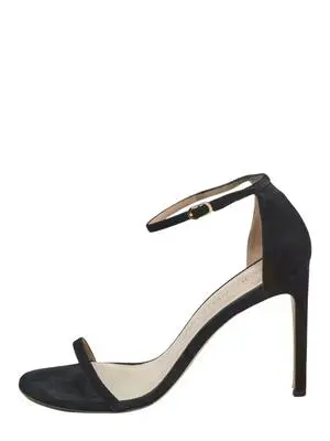 STUART WEITZMAN Nudist Stiletto Sandal - Black