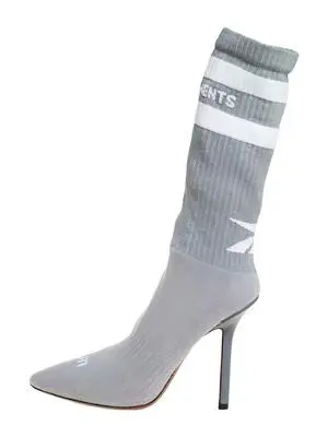 Vetements 110mm Pointed Sock-style Ankle Boots - Grey