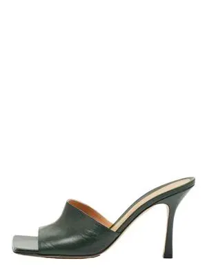 Bottega Veneta Square-toe Sandals - Green