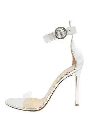 GIANVITO ROSSI 110mm Portofino Sandals - Silver