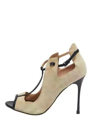 SERGIO ROSSI T-strap Pumps - Neutrals