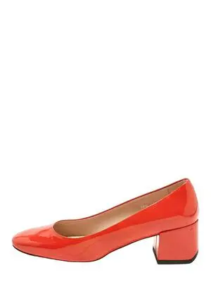 TOD'S Block-heel Patent-leather Pumps - Red