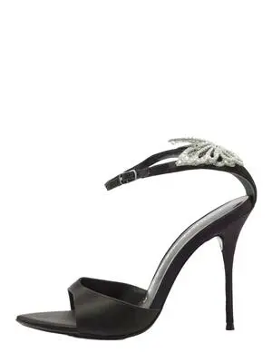SOPHIA WEBSTER 110mm Crystal-embellished Sandals - Black