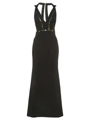 Bcbgmaxazria Lace Maxi Dress - Black