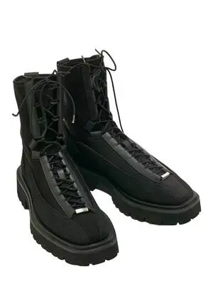FERRAGAMO Lace-up T Boots - Black