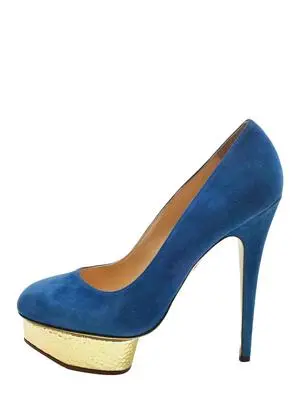 CHARLOTTE OLYMPIA Dolly Platform Pumps - Blue