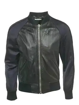 Givenchy Leather Zip Jacket - Black