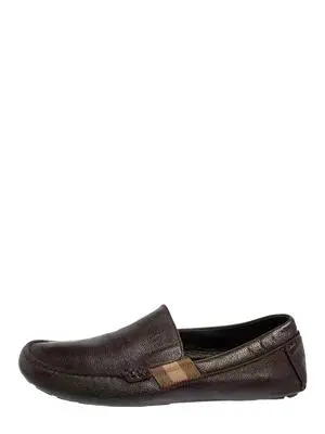 Gucci Leather Loafers - Brown