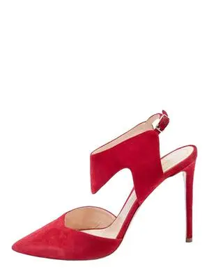 NICHOLAS KIRKWOOD 115mm Suede Slingback Pumps - Pink