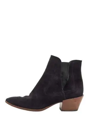 TOD'S 80mm Suede Ankle Boots - Black