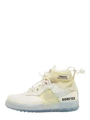 Nike Leather High-top Sneakers - White