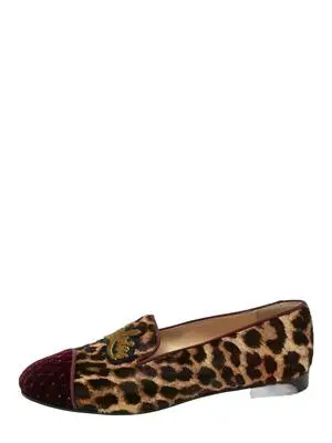 CHRISTIAN LOUBOUTIN Leopard-Patterned Slippers