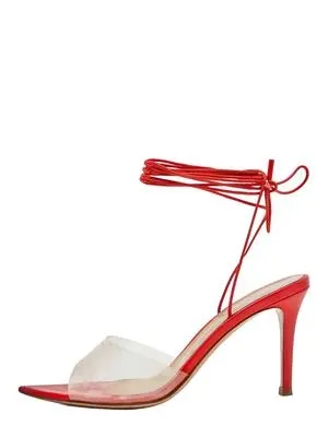 GIANVITO ROSSI 115mm Leather Sandals - Red
