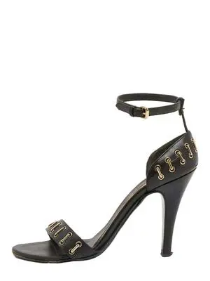 Burberry 95mm Leather Sandals - Brown