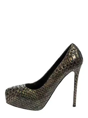 LE SILLA 135mm Python Platform Pumps