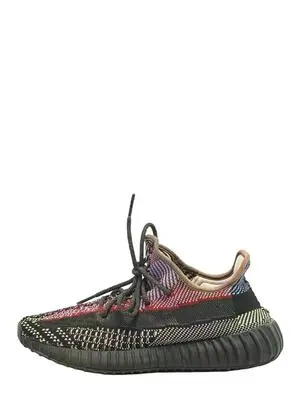 Yeezy Boost 350 V2 Knit-ribbed Sneakers - Black