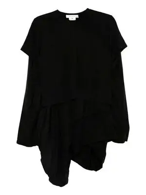 Comme Des Garçons Layered T-shirt - Black